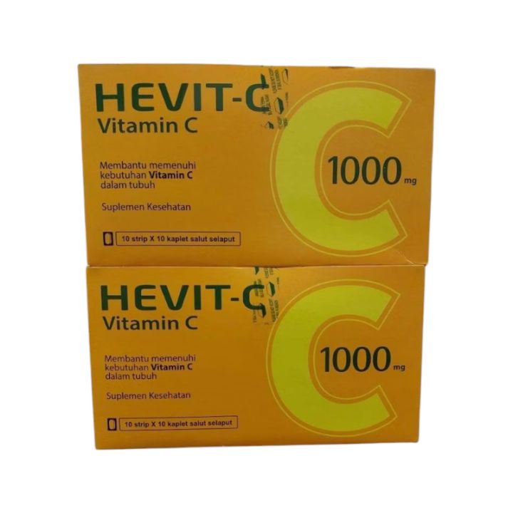 Hevit-C 1000 vitamin c isi 100 tablet box | Lazada Indonesia