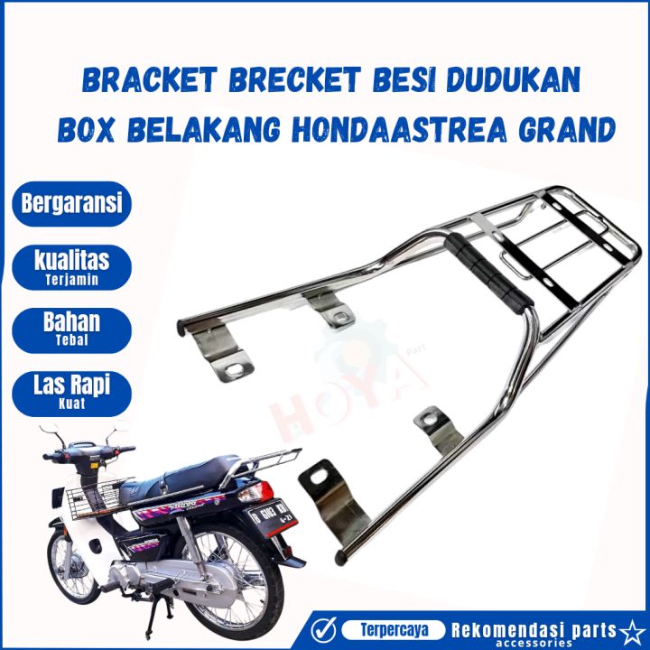 Bracket Brecket Besi Dudukan Box Belakang Honda Astrea Grand | Lazada ...