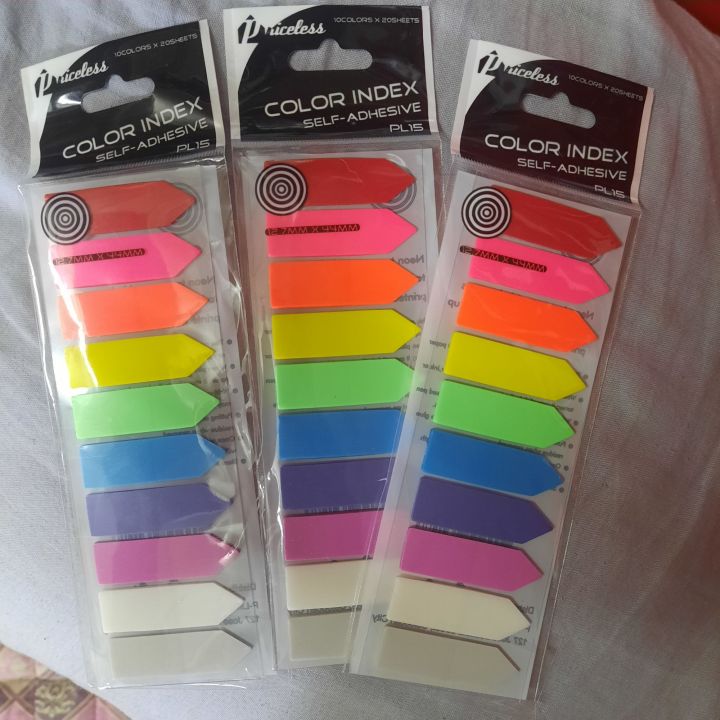 Neon transparent Index Notes (Self- Adhesive) | Lazada PH