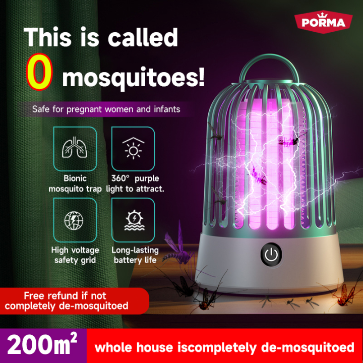 PORMA Mosquito Killer Lamp Portable Electric Mosquitto Killer Lamp ...