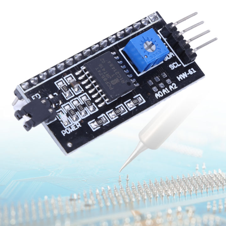 PCF8574 LCD Adapter Converter Module 5V LCD1602 2004 IIC Serial ... PCF8574 LCD Adapter Converter Module 5V LCD1602 2004 IIC Serial ...