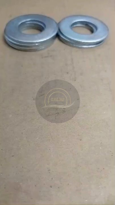 RING PLAT GALVANIZ M30 WASHER PLATE FLAT PUTIH GALVANIS DIAMETER LUBANG ...