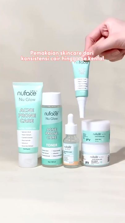 Nuface NuGlow Acne Prone Care Series | Lazada Indonesia