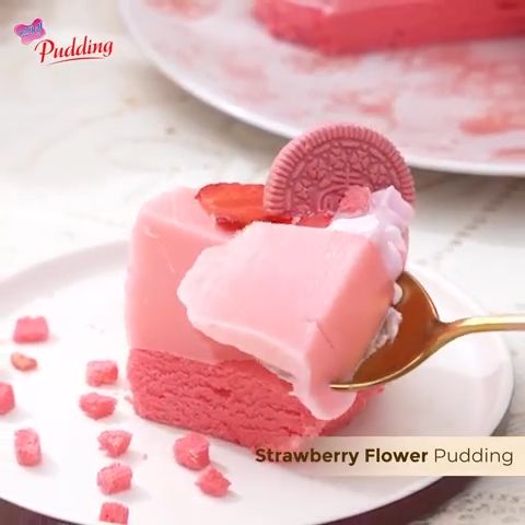PUDDING Susu Rasa STRAWBERRY NUTRIJEL PUDING STROBERI | Lazada Indonesia
