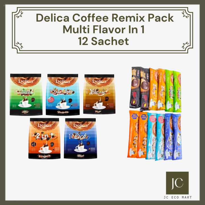 Delica Instant Coffee Remix Pack - 12s | Lazada