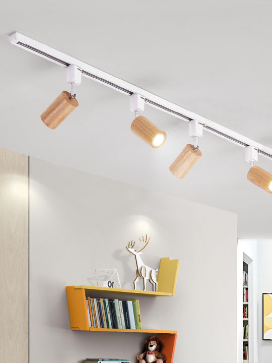 Scandinavian Log Small Spotlight For Home Living Room Lighting ...