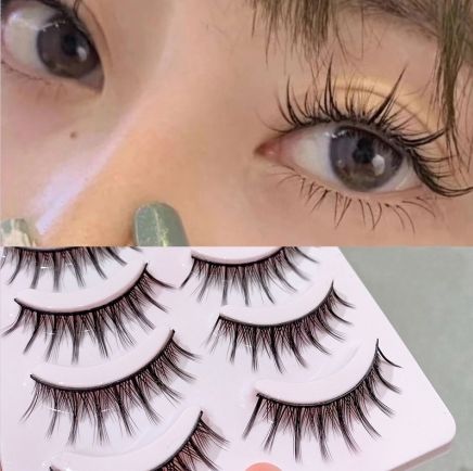 (Ready Stock) 5pairs 3D Fairy Princess Comics Eyelashes Lashs Natural ...