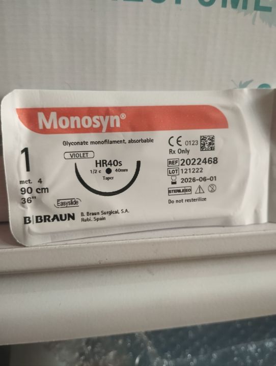 monosyn 1-0 round absorbable suture | Lazada PH