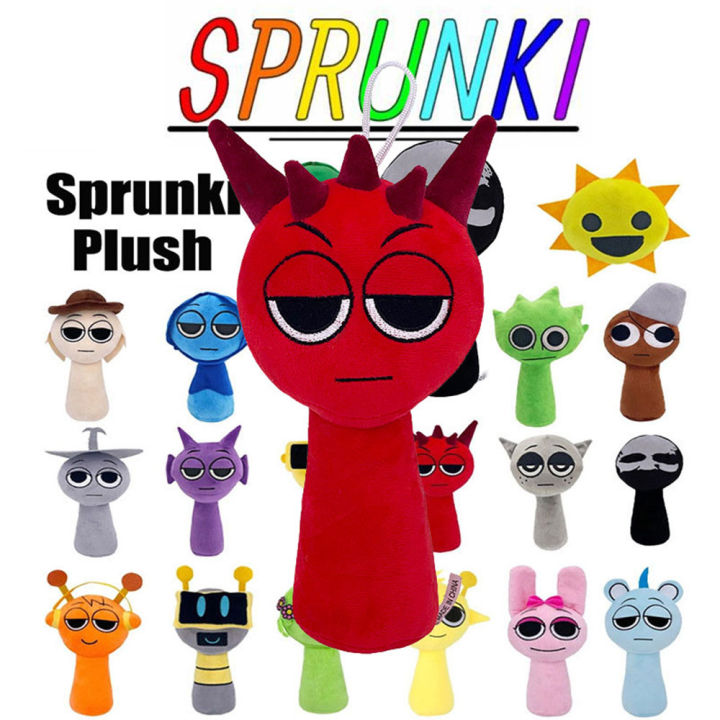 Horror Game Sprunki Plush Doll Sprangky Toys Cartoon Soft Stuffed ...