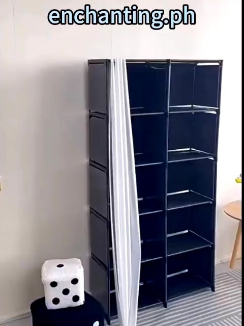 Clothes Cabinet Multi-purpose Dust-proof Book Organizer Toy Organizer ...