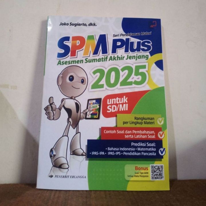 SPM Plus 2025 + kunci jawaban untuk SD/MI | Lazada Indonesia
