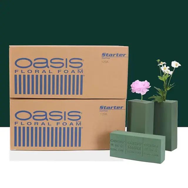 Floral Dry Foam Blocks (1 Piece) for Fresh Flowers, Artificial and ...