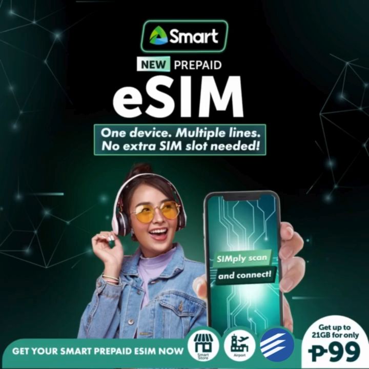 Smart Prepaid eSIM With Up To 21GB Of Data | Lazada PH