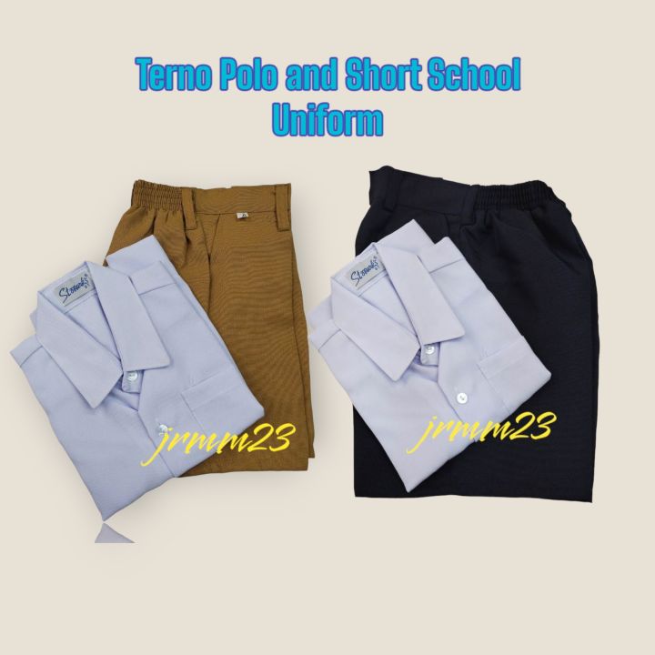 Terno Short and Polo School Uniform | Lazada PH
