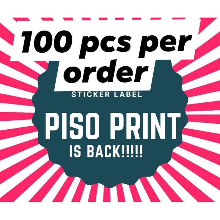 Customized Vinyl Transparent Stickers | Lazada PH