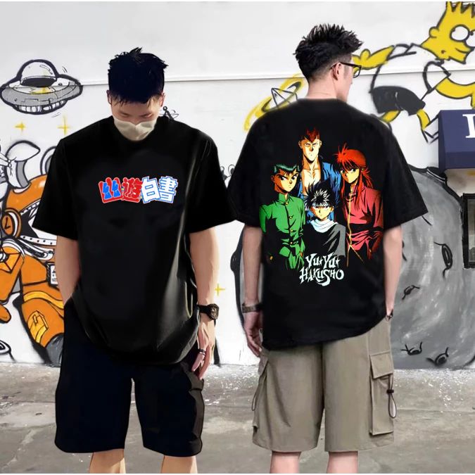 Anime HUNTER X HUNTER Back Print Unisex Tops Loose Oversized T-Shirt ...
