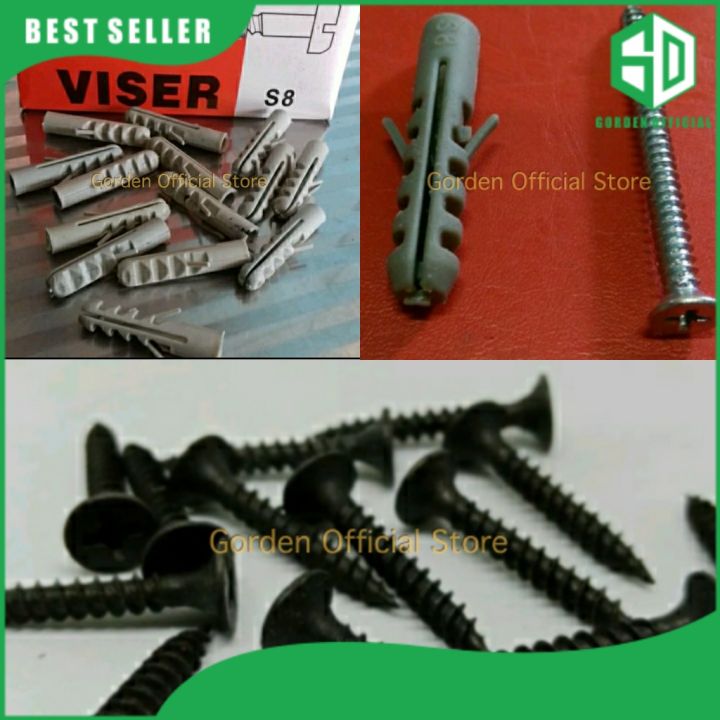 Fisher skrup Baut Untuk kaki Batang Gorden | Lazada Indonesia