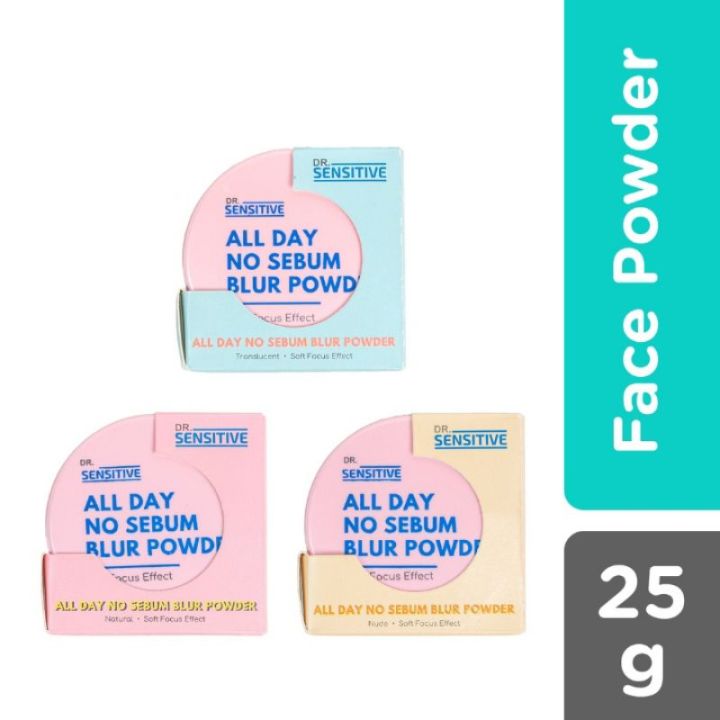 Dr. Sensitive All Day No Sebum Blur Powder 25g | Lazada PH