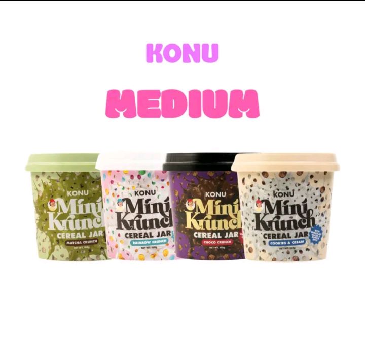 KONU Mini Krunch Cereal Jar 160g | Lazada PH