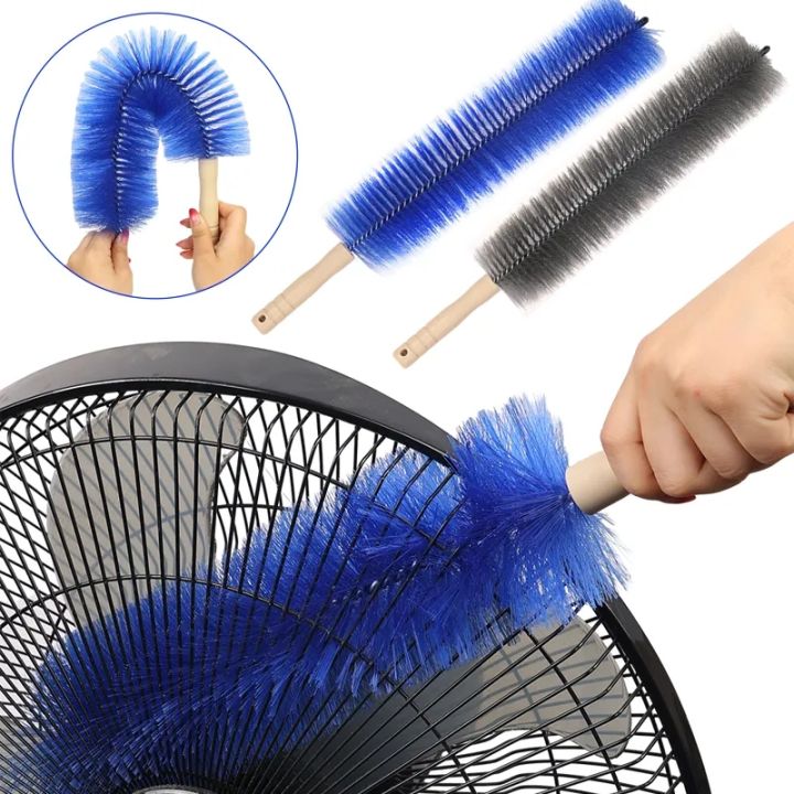 Fan Brush Microfibre Duster Bendable Household Dust Remover Cleaning ...