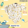 Baju Tidur Anak Size S M L Xl 8 10 12 Usia 1-12 Tahun Baju Piyama Anak ...