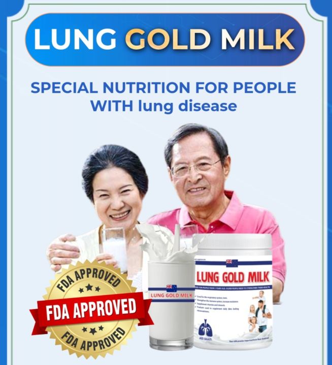 LUNG GOLD MILK Colostrum Milk Support Lungs,Athsma, Pneumonia "400Grams ...