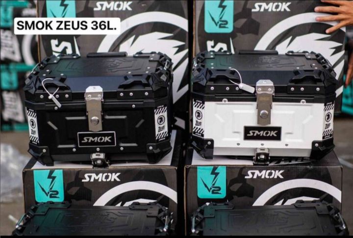 SMOK ZUES 36L ALLOY TOP BOX ( 3 ITEMS FREEBIES ) with BACKREST | Lazada PH
