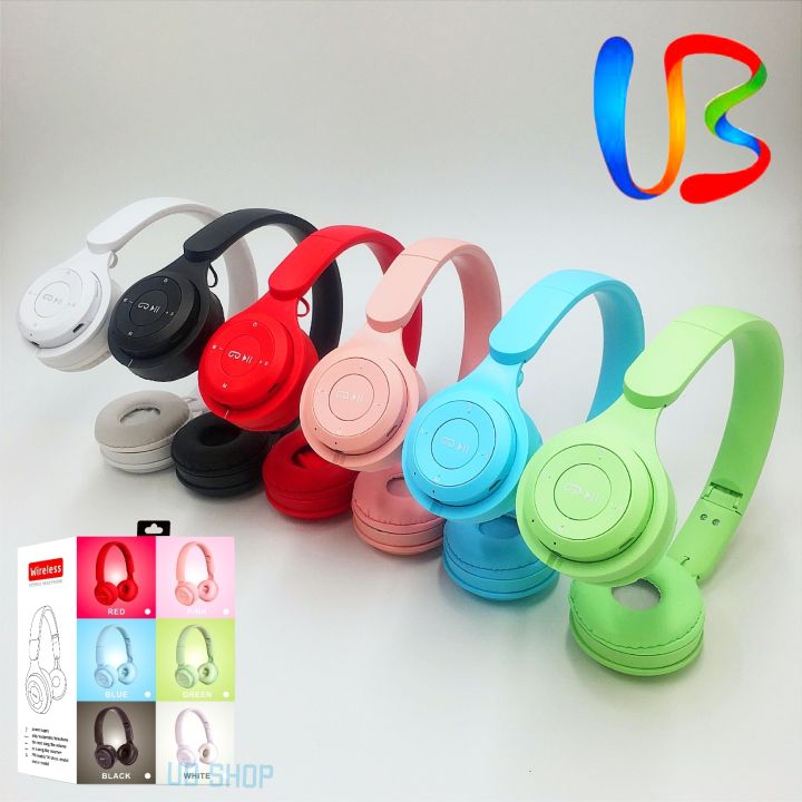 Headset Bluetooth Macaron Y08 Headphone Wireless super Bass Stereo ...