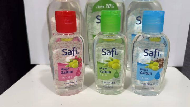 Safi Minyak Zaitun Plus Gamat Ros Hip Sejati Ross Rose Serai & Halia ...