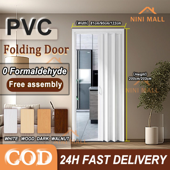 PVC folding door sliding door accordion door indoor sliding door ...