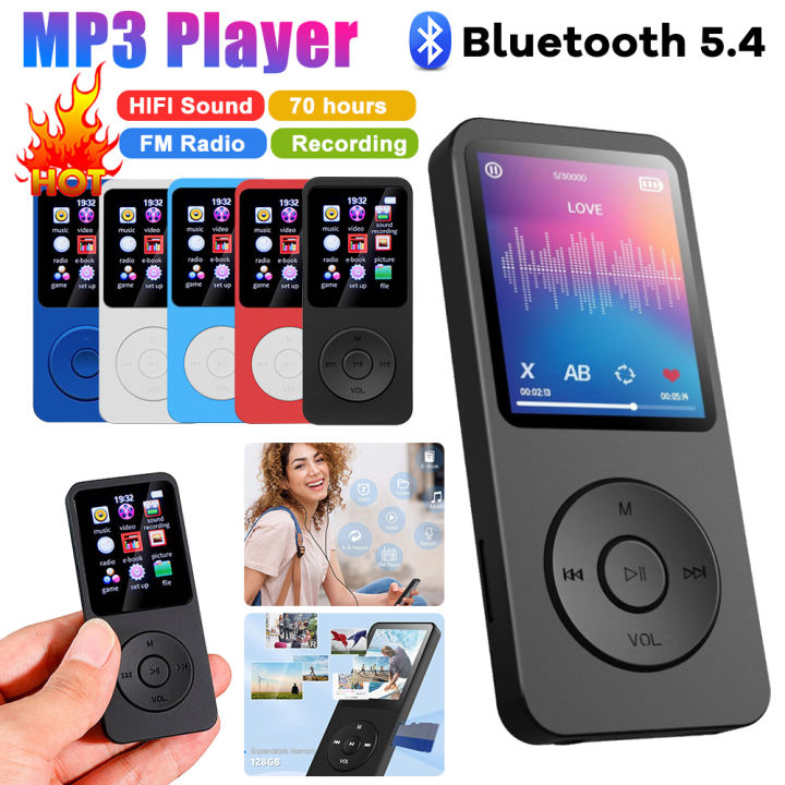 MP3 Player Type-C HiFi Lossless Music Player Bluetooth-Compatible5.0 ...
