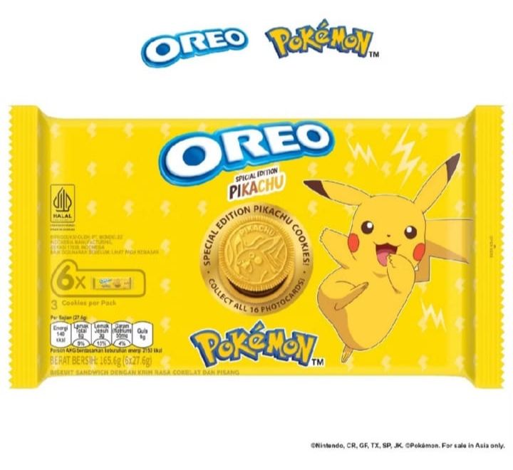 OREO POKEMON BOX 165GR FREE PHOTO CART POKEMON | Lazada Indonesia