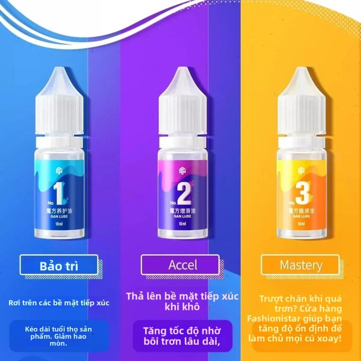 Bộ Bôi Trơn Gan Lube 1 2 3 Cube - Dầu Bảo Dưỡng L1, Chất Phụ Gia L2 ...