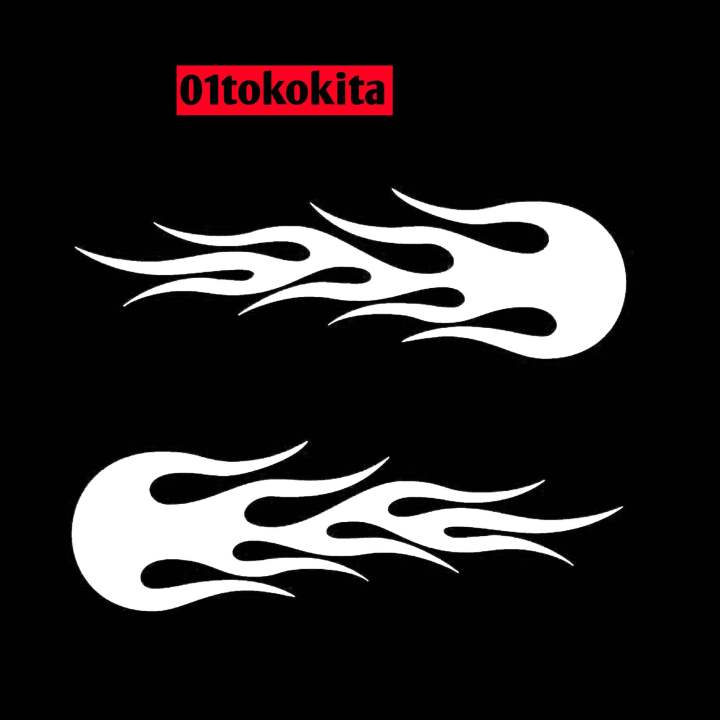 Sticker cutting decal tebeng motor kanan kiri berkualitas Stiker cuting ...