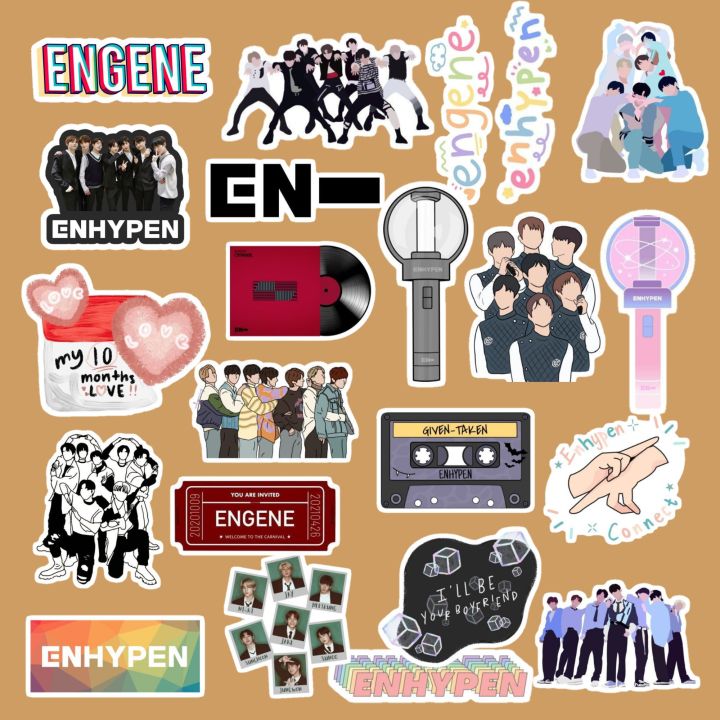 ENHYPEN Laminated VINYL Sticker Waterproof And Scratchproof | Ara's ...