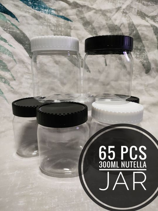 65 PCS - 300ML Oblong Plastic Jar | Lazada PH