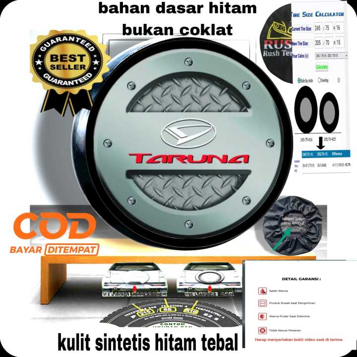 cover ban serep taruna sarung ban Daihatsu taruna belakang konde ...