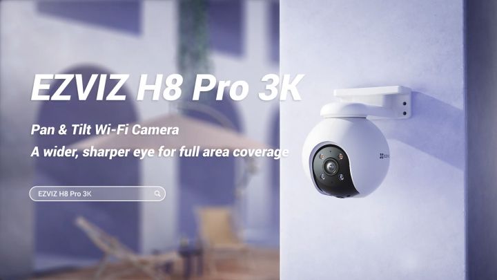 EZVIZ H8 Pro 3K 5MP 4mm Pan & Tilt Wi-Fi Camera CCTV CS-H8 with AI & Color Night Vision | Lazada