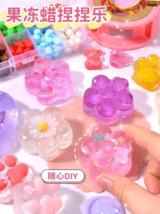 Sakura Handmade Jelly Wax Toy Kit for Girls Creative DIY Craft Kit ...