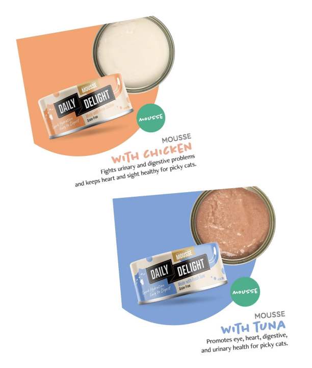 Daily Delight Cat Food Mousse 80g. {Bundle Of 12/24} | Lazada Singapore