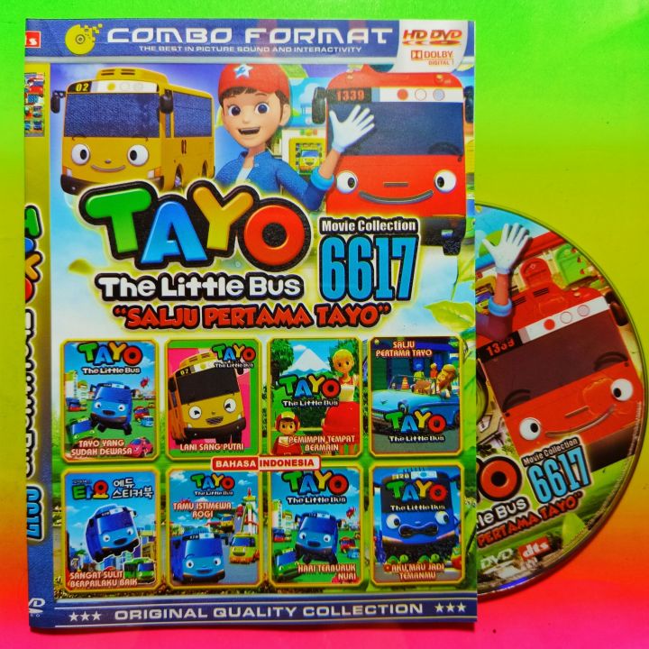 KASET DVD FILM KARTUN ANAK KOLEKSI TAYO VOLUME TERBARU 6617 BAHASA ...