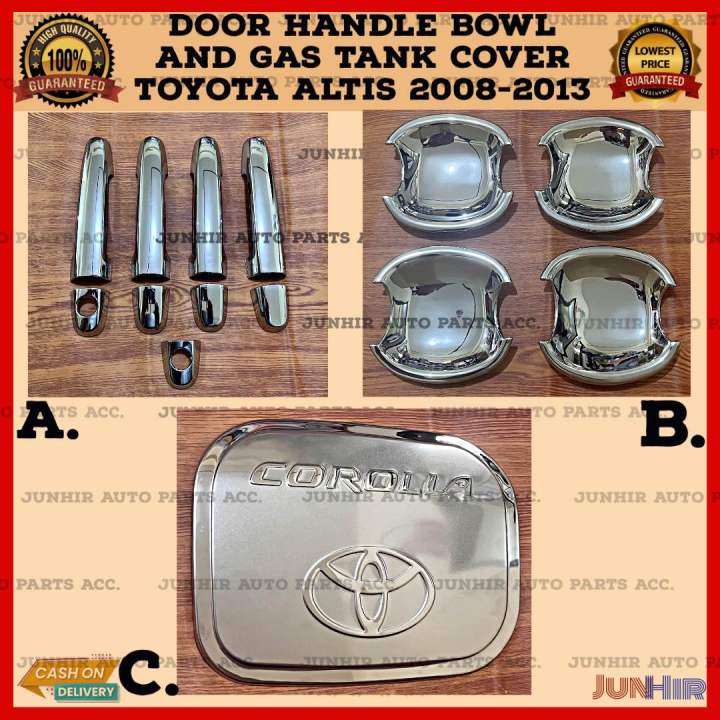 DOOR HANDLE BOWL GAS TANK COVER TOYOTA ALTIS 2011 2012 2013 | Lazada PH