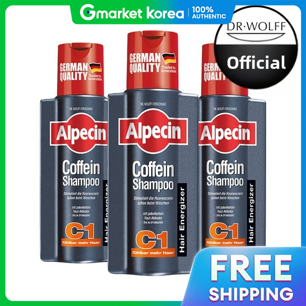 Alpecin | Alpecin Caffeine Shampoo C1-1 (Hair Strengthening) 250ml X 3 ...