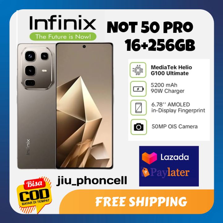 infinix Not 50 pro NFC, Ram 16+256 GB (extend Ram 8+8 GB) charger ...