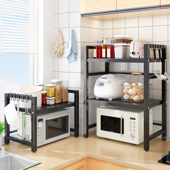 Retractable Microwave Oven Shelf Countertop Kitchen Oven Rice Cooker ...