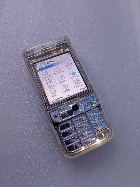 Nokia 3230 เครื่องแท้ กรอบแต่งแบบใส เครื่องสวยพร้อมใช้งาน (used ...