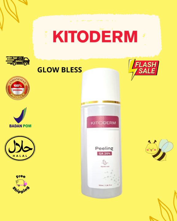 Kitoderm Peeling GA 20% 100 ML ~ Peeling Glycolic Acid 20% | Lazada ...