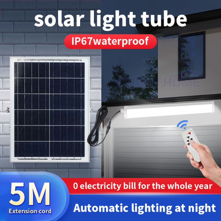 LED solar light tube 120W 250W solar light energy saving lamp with ...