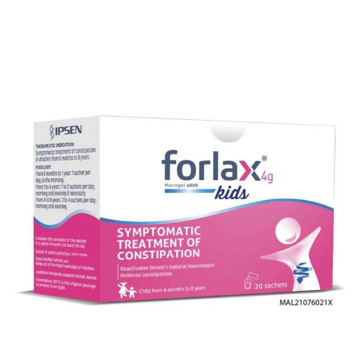 Forlax Kids 4g x 20 Sachet (Relieve Constipation) | Lazada