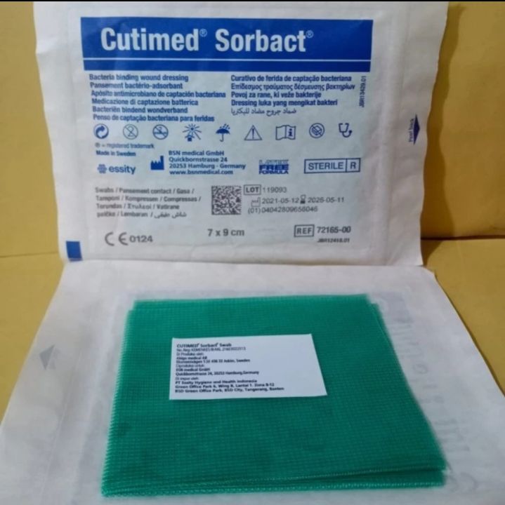 cutimed sorbact swab 7x9 | Lazada Indonesia